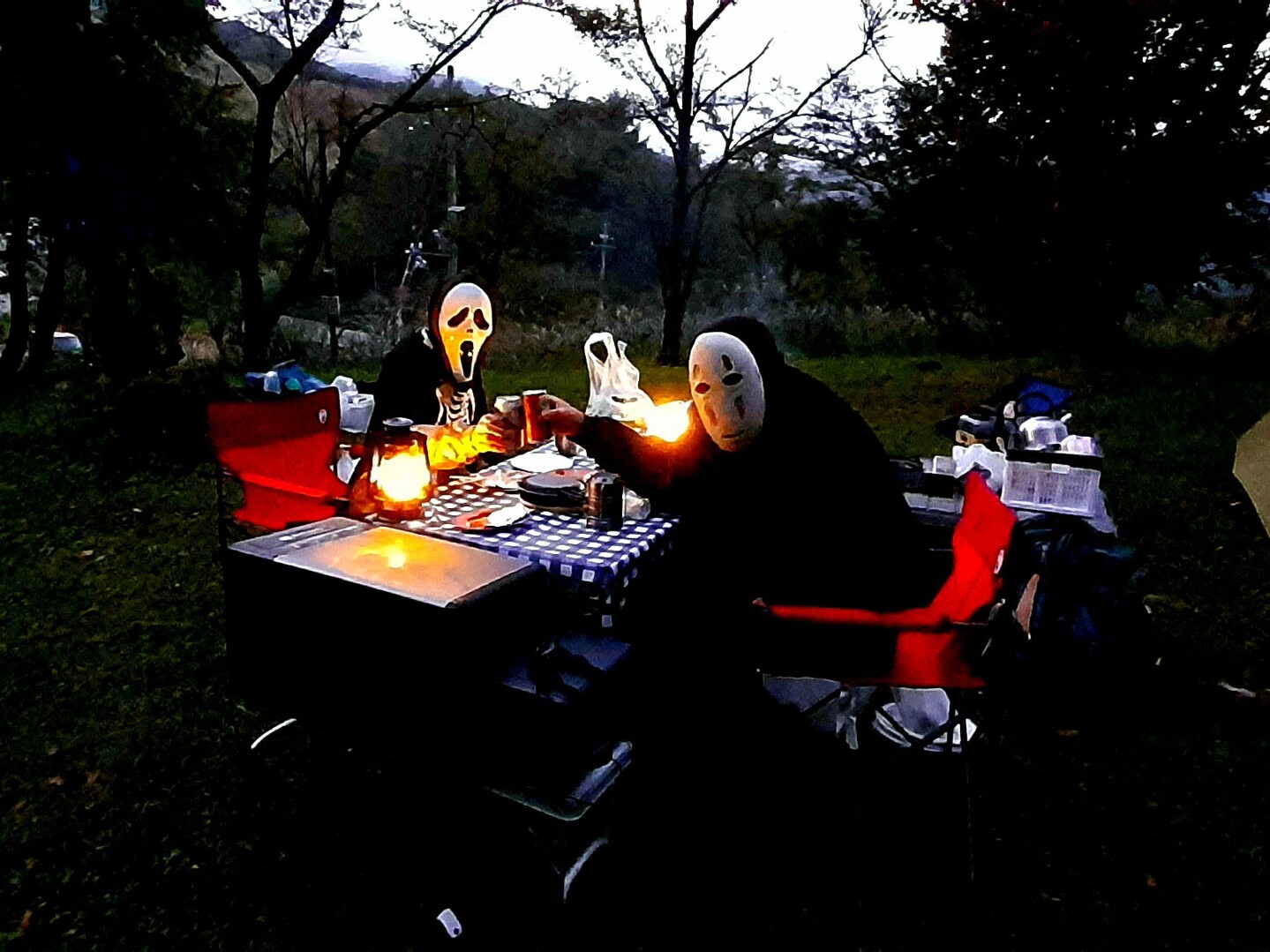 一昨日のキャンプでの宴。 美味しい&楽し... / カオナシたかさんのモーメント | YAMAP / ヤマップ