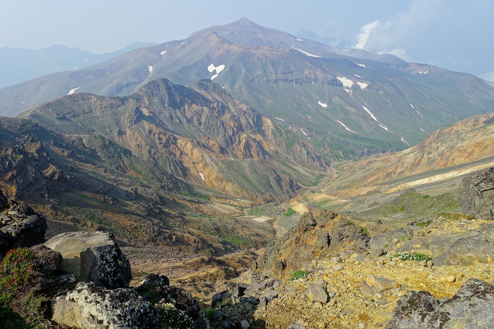 富良野岳-十勝岳-美瑛岳 2D1N上ホロ小屋ﾍﾞｰｽ 縦走ﾋﾟｽﾄﾝ -2023-07-21～22 / moさんの十勝岳・富良野岳・美瑛岳の活動データ | YAMAP / ヤマップ