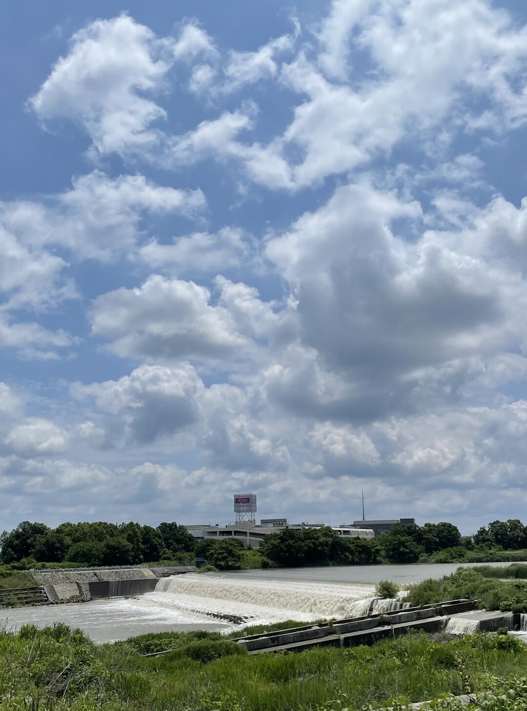 連日の雨☔️ 入間川は増水中 ️ 飯能... / ken-3さんのモーメント | YAMAP / ヤマップ