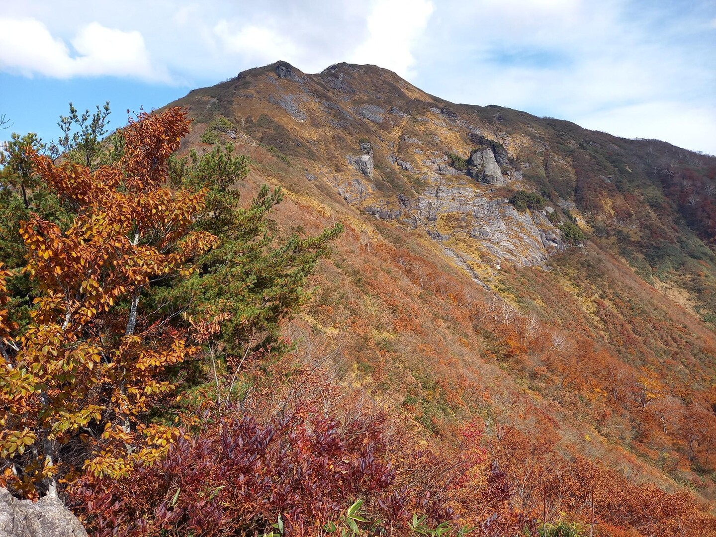 松ノ木沢ノ頭紅葉🍁 / ririさんの朝日岳の活動データ | YAMAP / ヤマップ