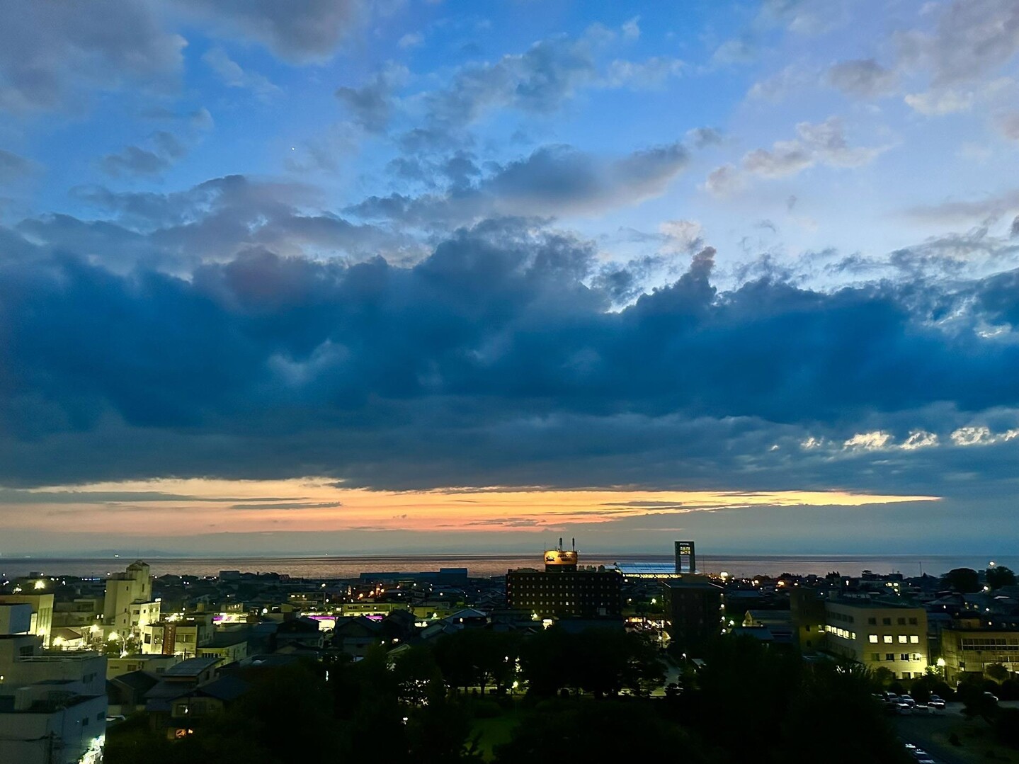 夕焼け🌆の魚津周辺ウォーキング👟 / nataiさんのウォーキングの活動データ | YAMAP / ヤマップ