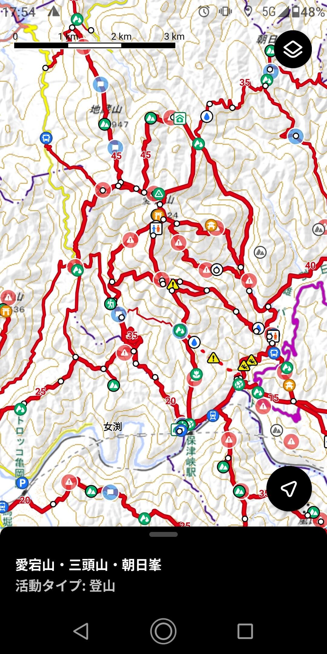 色覚異常で近視で老眼で乱視な俺様には、山... / shu-5さんのモーメント | YAMAP / ヤマップ