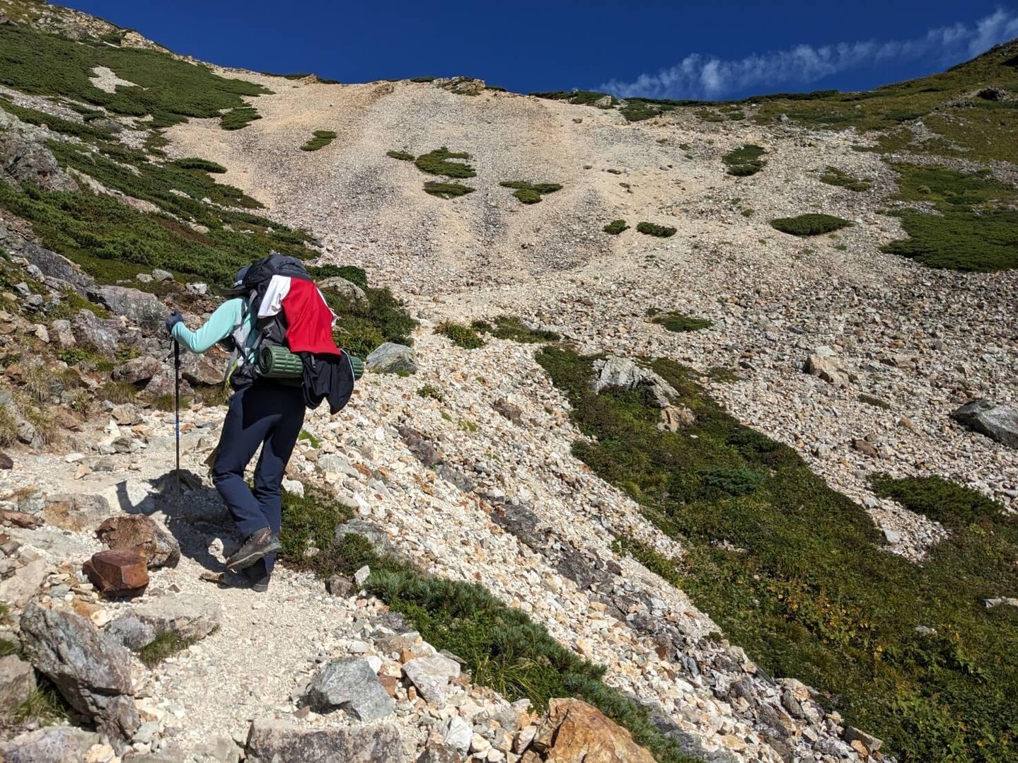 山の混浴温泉ではビキニ👙一択である / damens さんの白馬岳・小蓮華山の活動データ | YAMAP / ヤマップ