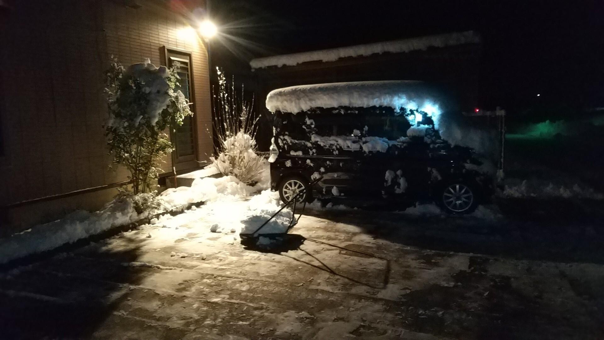 本日の雪かき終了😰(午前3時) 除雪車... / 天ぷらケンジJyJyさんのモーメント | YAMAP / ヤマップ
