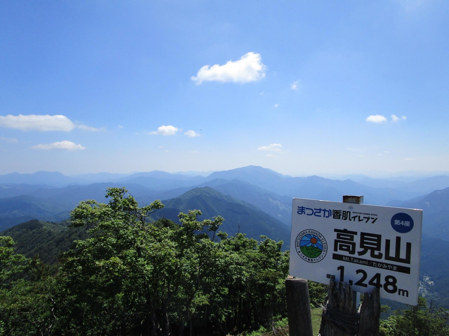 梅雨の晴れ間に抜群の眺望を楽しめました！ / newayさんの高見山・黒石山・天狗山の活動データ | YAMAP / ヤマップ