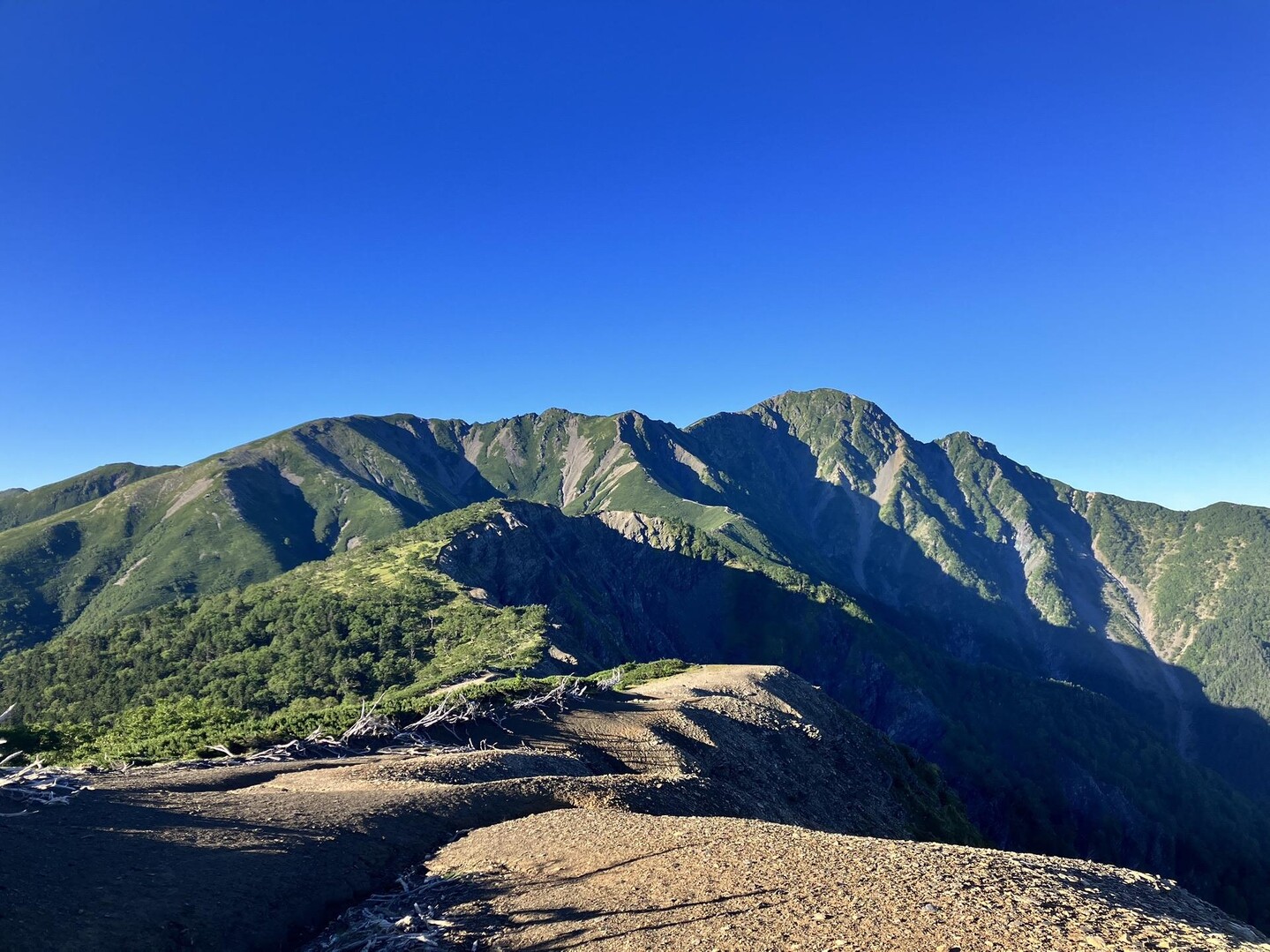 南アルプス縦走⛰️百高山修行🧘 − 小太郎山👶蝙蝠岳🦇 / KIYAtさんの北岳・間ノ岳・農鳥岳の活動データ | YAMAP / ヤマップ