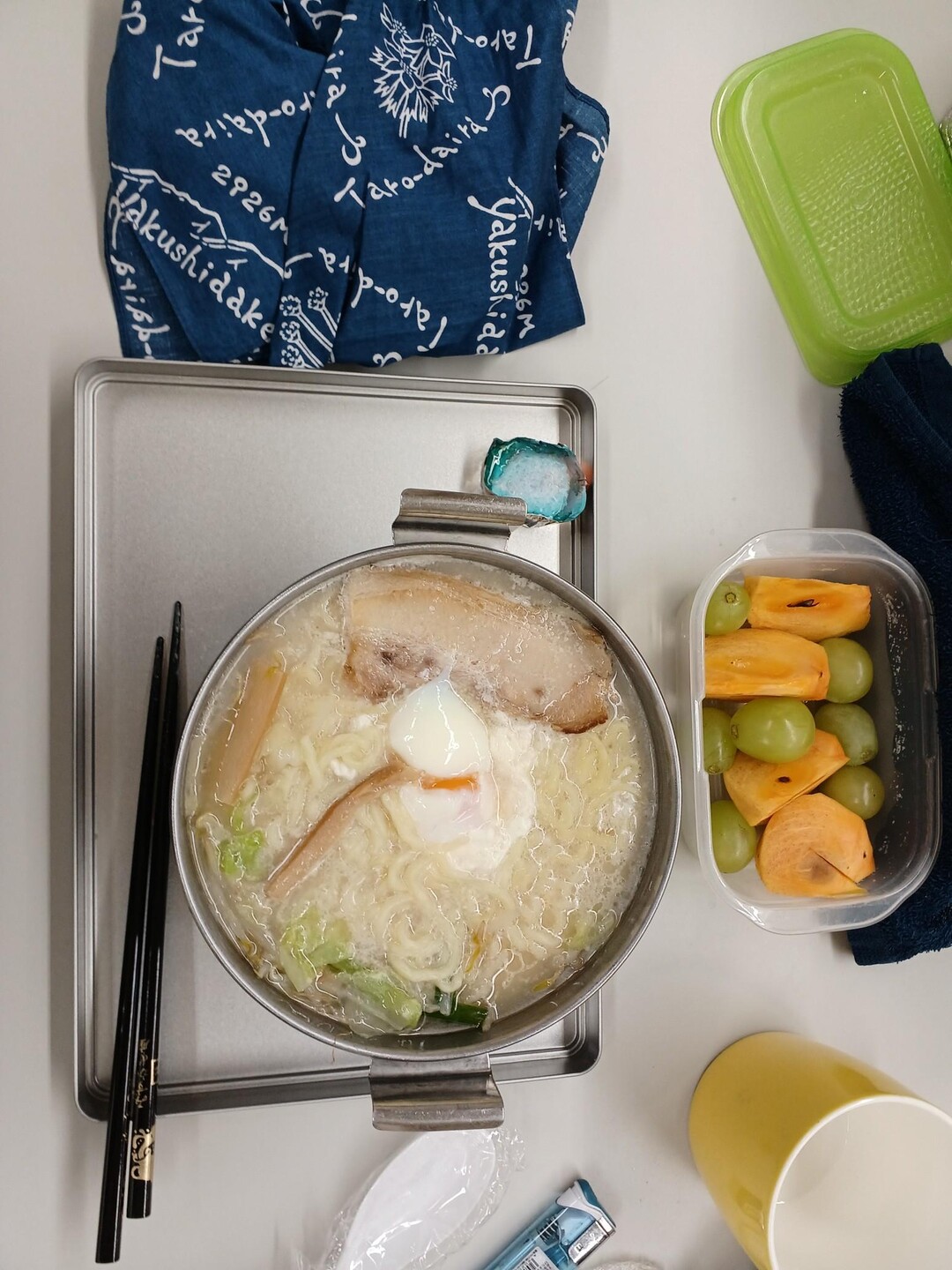 今日のサラメシパート2 煮込みラーメン ... / hanabuさんのモーメント | YAMAP / ヤマップ