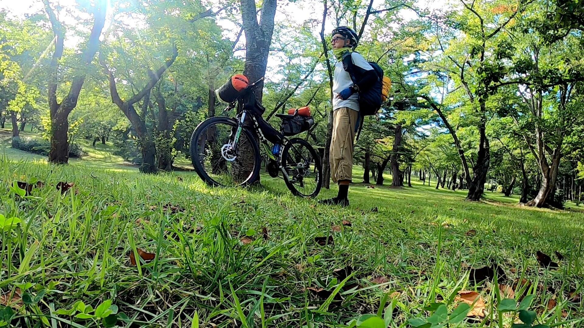 青森MTB 岩木山桜林公園デイキャンプライド / Minaosanさんのサイクリングの活動データ | YAMAP / ヤマップ