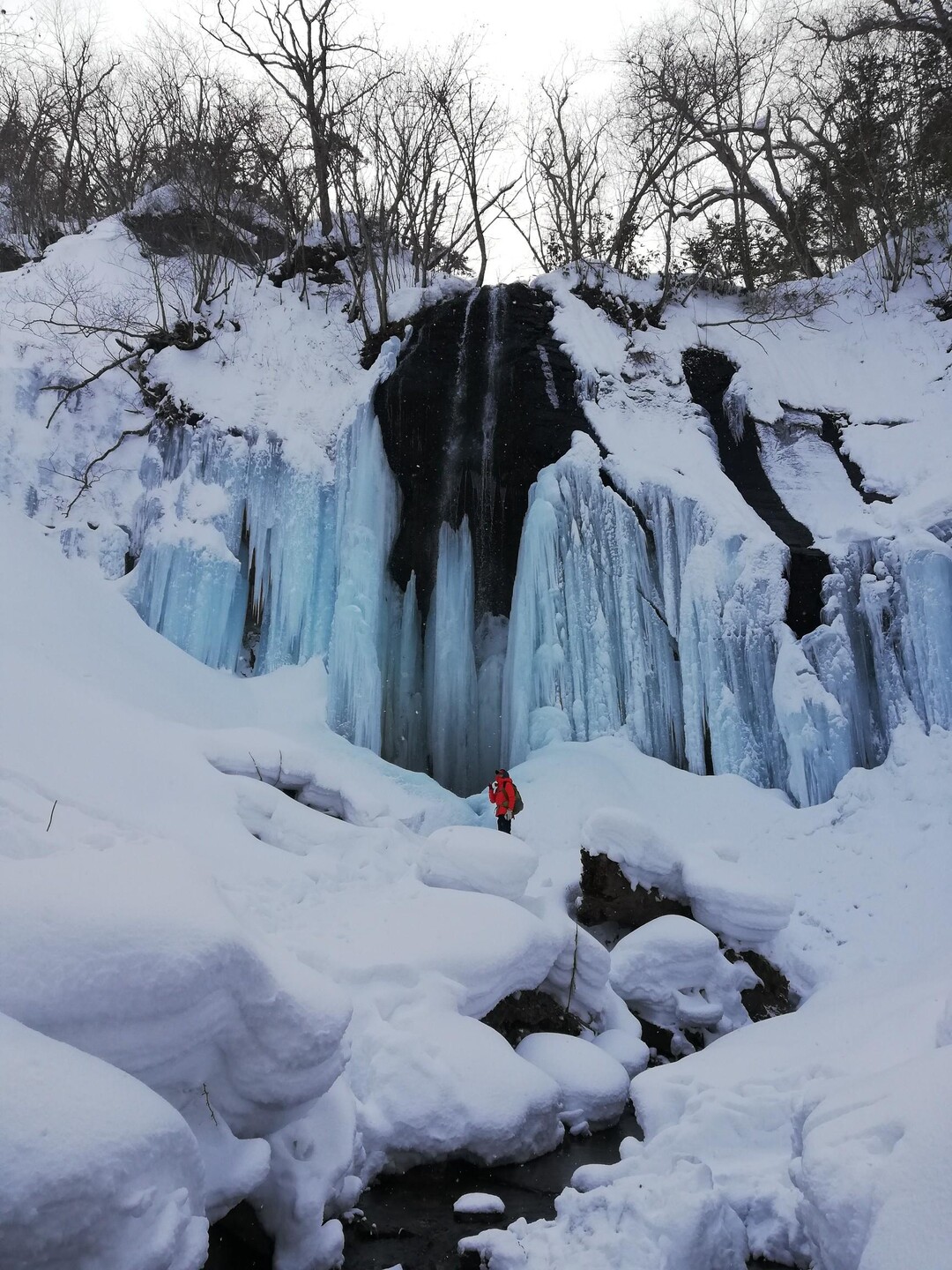 山北沢の滝-2023-02-26 / aripapaさんの白老岳の活動データ | YAMAP / ヤマップ