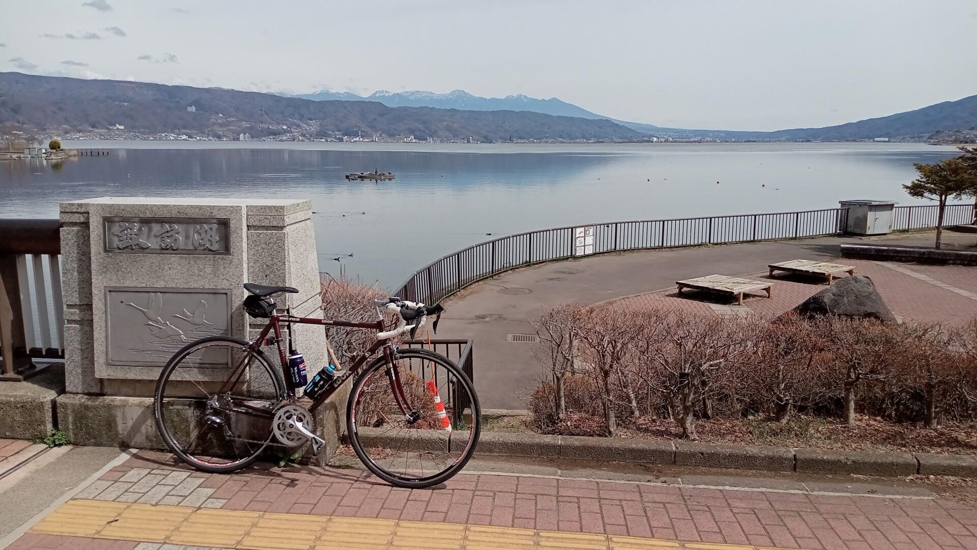 諏訪湖サイクルロード de 3周 / URUさんのサイクリングの活動データ | YAMAP / ヤマップ