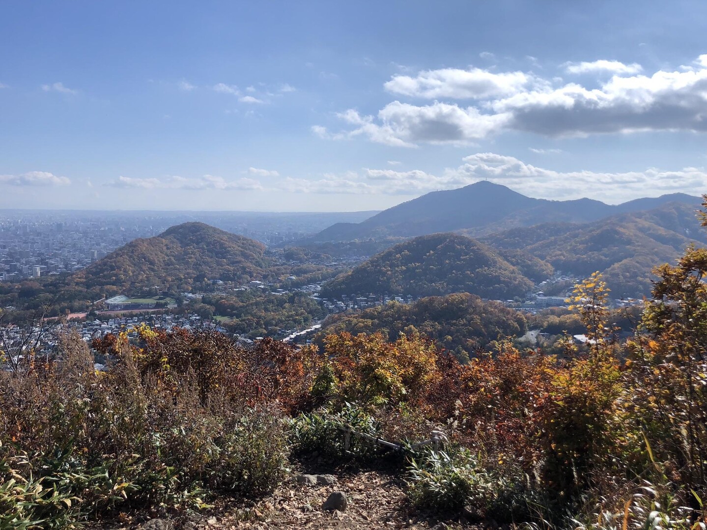のんびり仕事着で三角山 / inao さんの三角山・大倉山・円山の活動データ | YAMAP / ヤマップ
