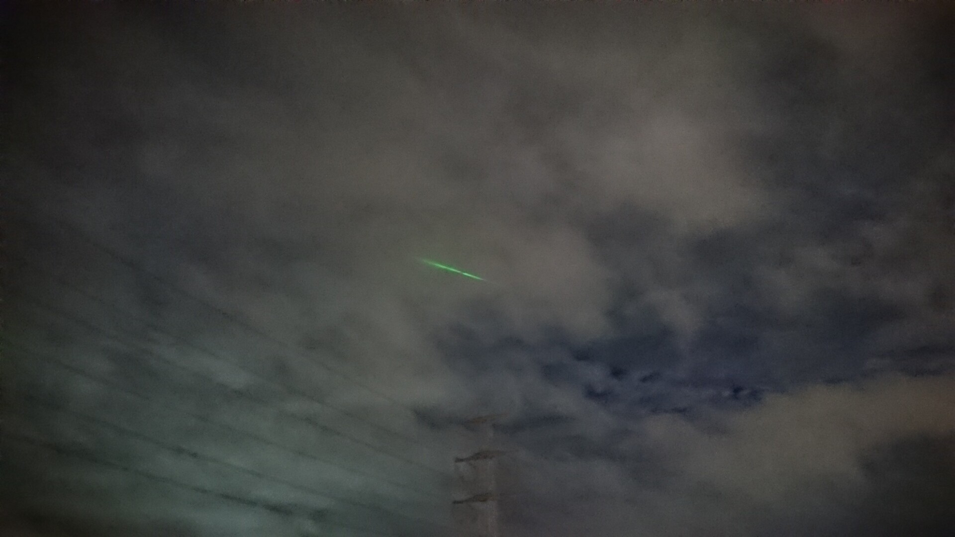 昨夜20:00頃 京都精華町 夜空に光る... / チキンさんのモーメント | YAMAP / ヤマップ