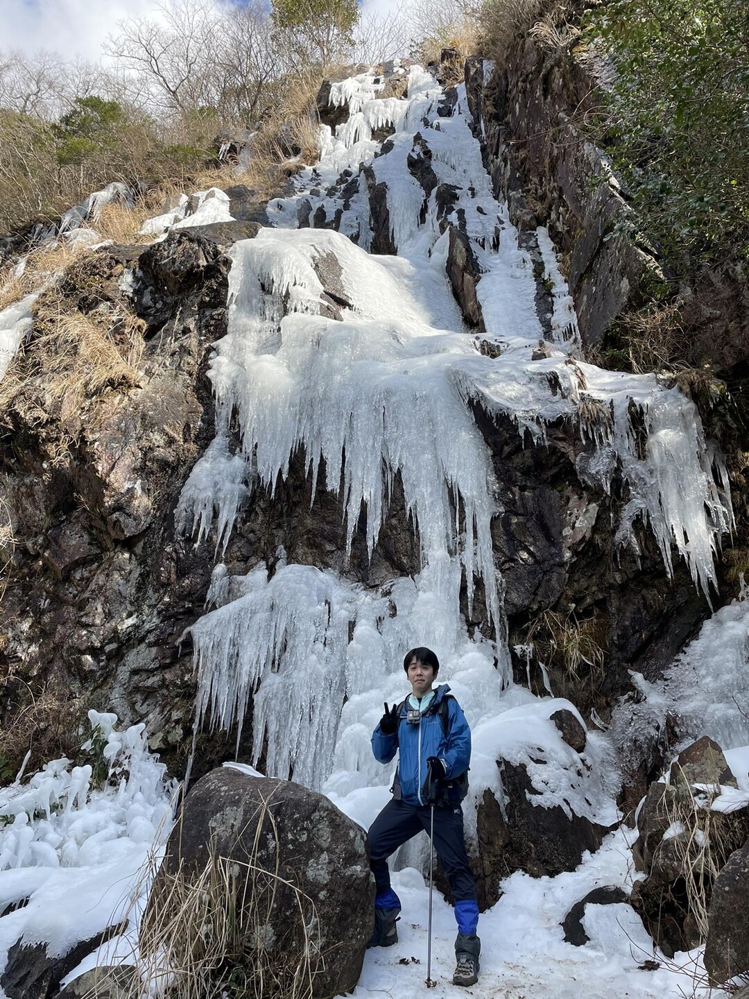 難所ケ滝の大つらら・仏頂山から宝満山へ / Hirano Yoshinoriさんの宝満山・三郡山・若杉山の活動データ | YAMAP / ヤマップ