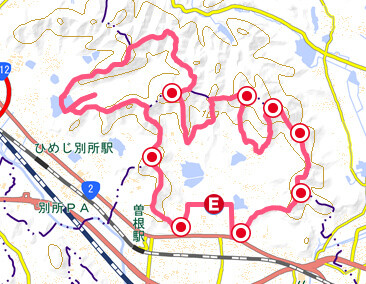 ラクダルート完成 / k.katoさんの高御位山・播磨アルプスの活動データ | YAMAP / ヤマップ