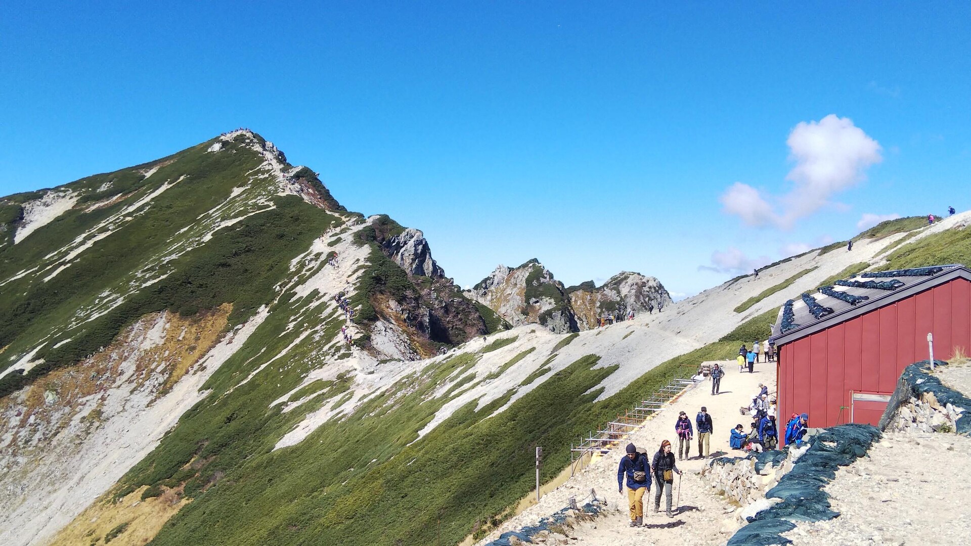 八方山・唐松岳 / mametakaさんの鹿島槍ヶ岳・五竜岳（五龍岳）・唐松岳の活動データ | YAMAP / ヤマップ