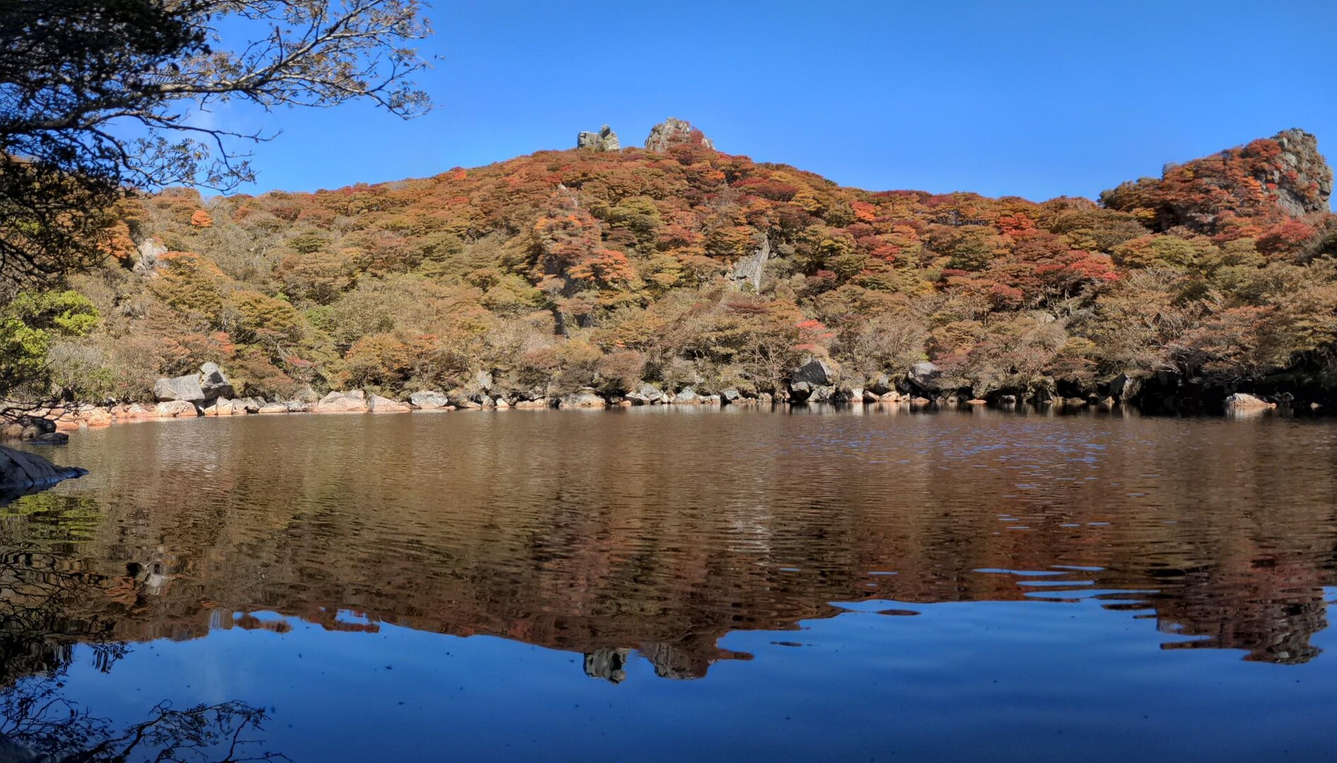 紅葉見物Vol.1 三俣山御鉢巡り・大船山御池 / tonnoさんの九重山（久住山）・大船山・星生山の活動データ | YAMAP / ヤマップ