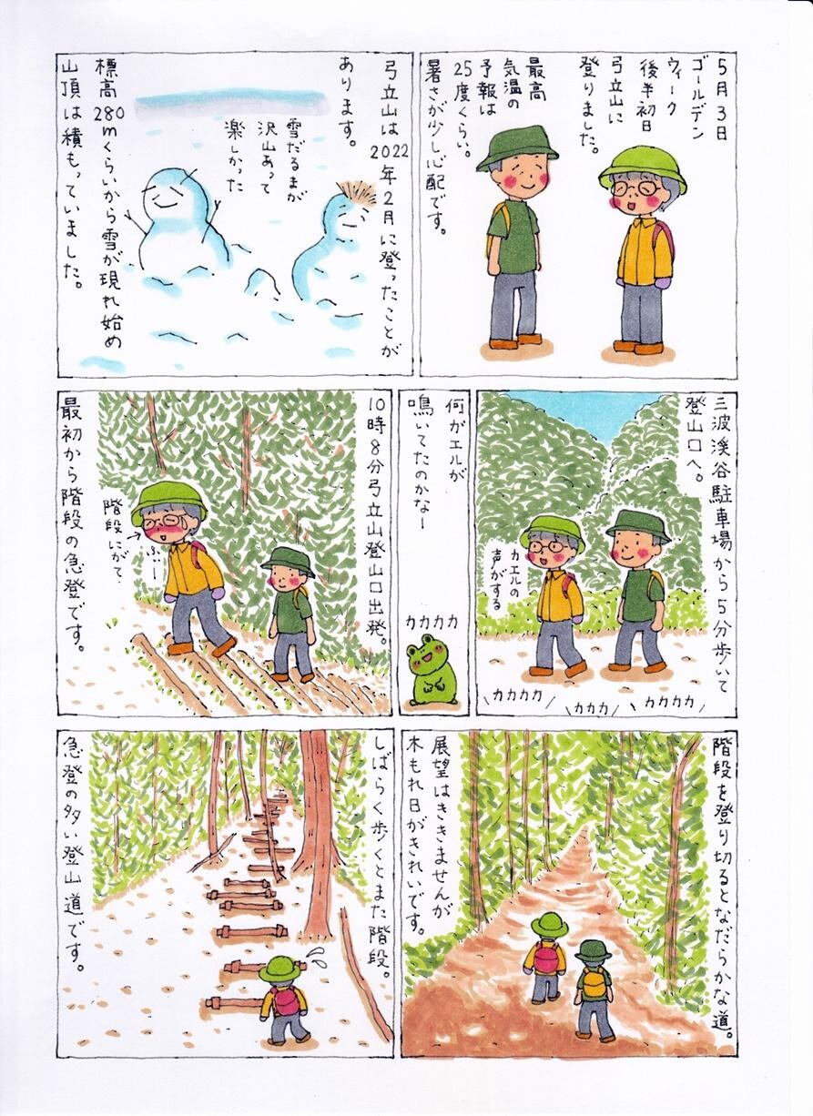 2024年に登った弓立山の日記です。 久... / サイツルさんのモーメント | YAMAP / ヤマップ