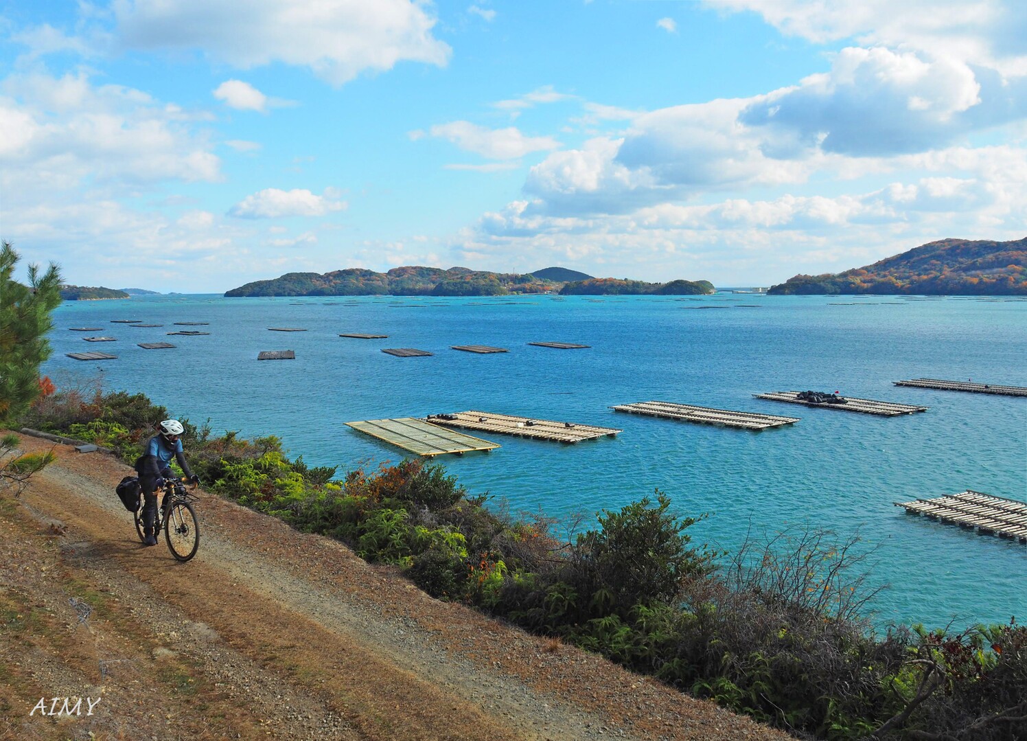 1年ぶりのグラベルライド【牛窓～虫明グラベル】 / aiさんの夕立受山の活動データ | YAMAP / ヤマップ