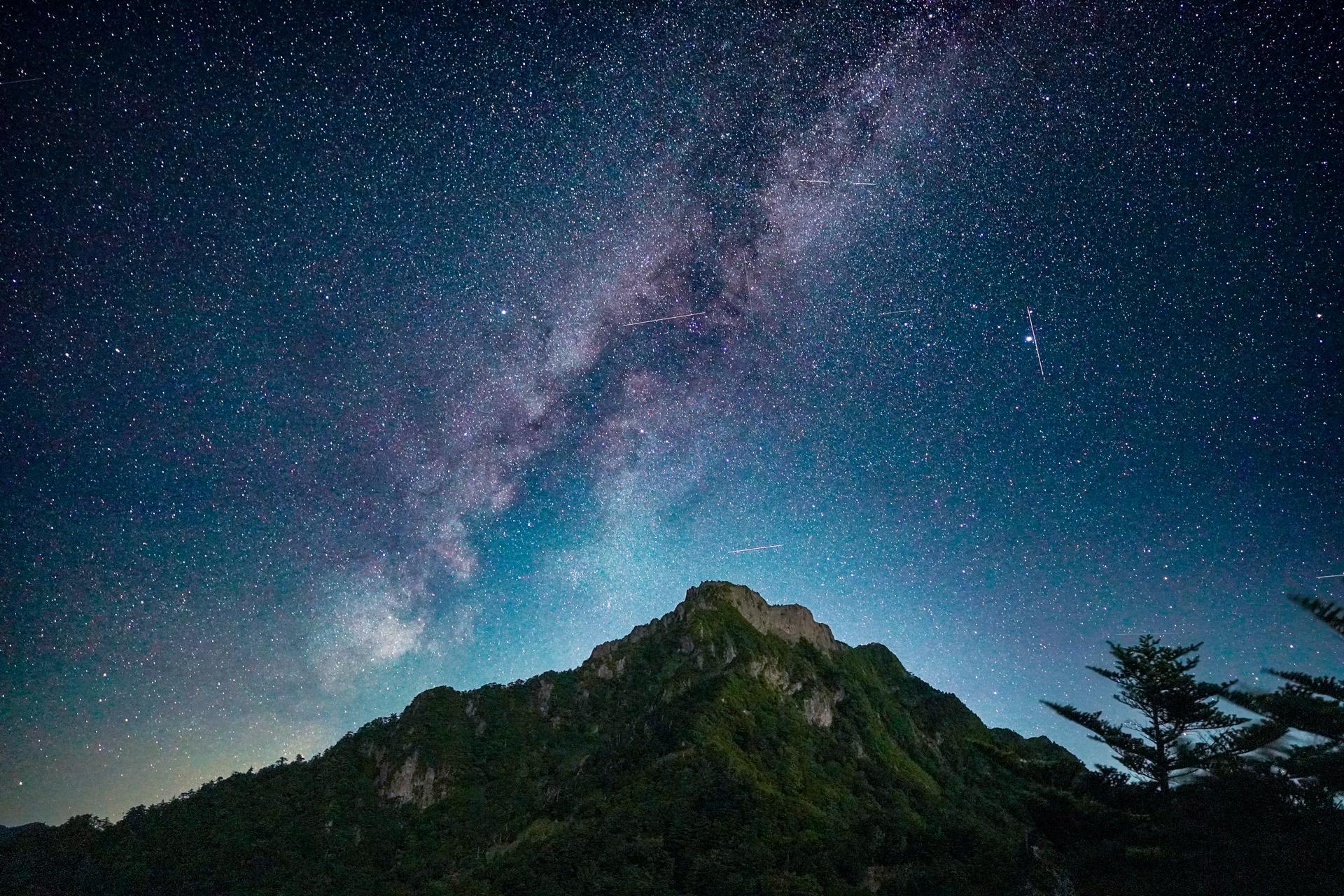 先日の天の川の写真をレタッチしました / hideさんのモーメント | YAMAP / ヤマップ