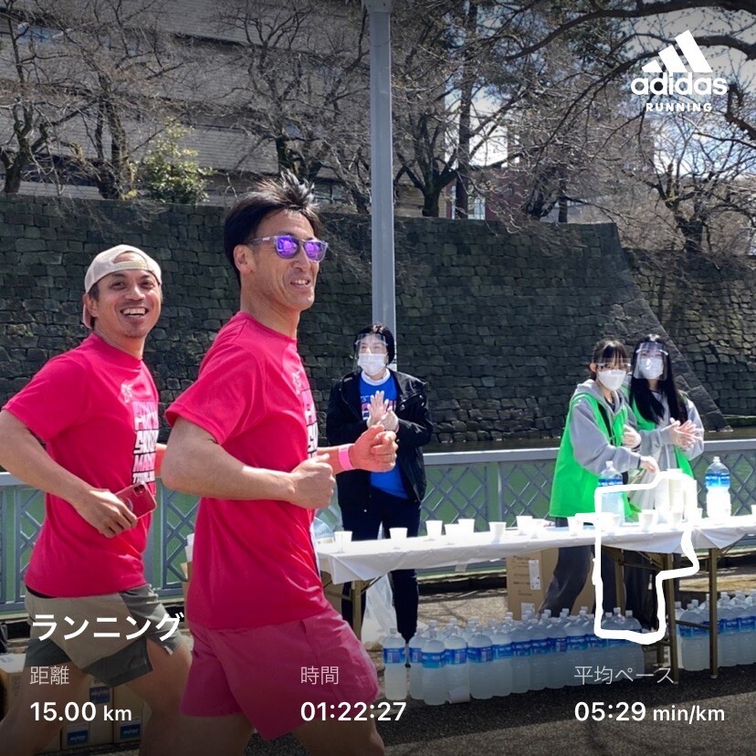 Fukui Sakura Maratho... / あきたんさんのモーメント | YAMAP / ヤマップ