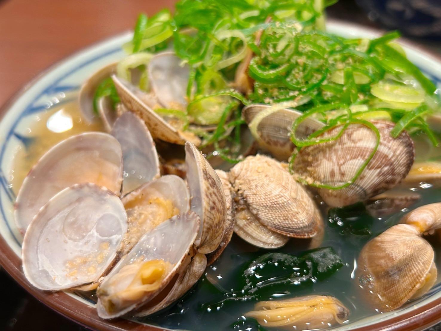 うどん屋さんに“あさりうどん“が出始... / kazさんのモーメント | YAMAP / ヤマップ