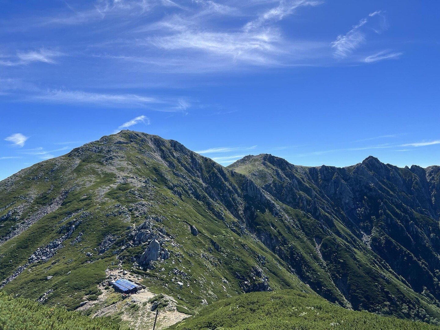 伊那前岳・中岳・木曽駒ヶ岳（西駒ヶ岳）・木曽前岳・宝剣岳 / ZO-kunさんの木曽駒ヶ岳・空木岳・越百山の活動データ | YAMAP / ヤマップ
