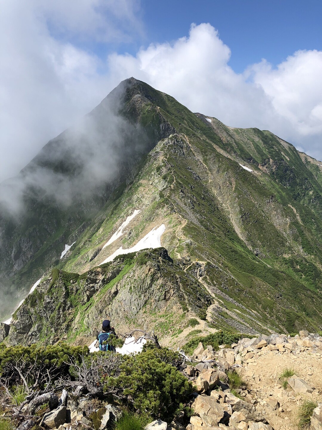 鹿島槍ヶ岳・五竜岳(五龍岳)・唐松岳-2019-08-02 / pokaさんの鹿島槍ヶ岳・五竜岳（五龍岳）・唐松岳の活動データ | YAMAP / ヤマップ