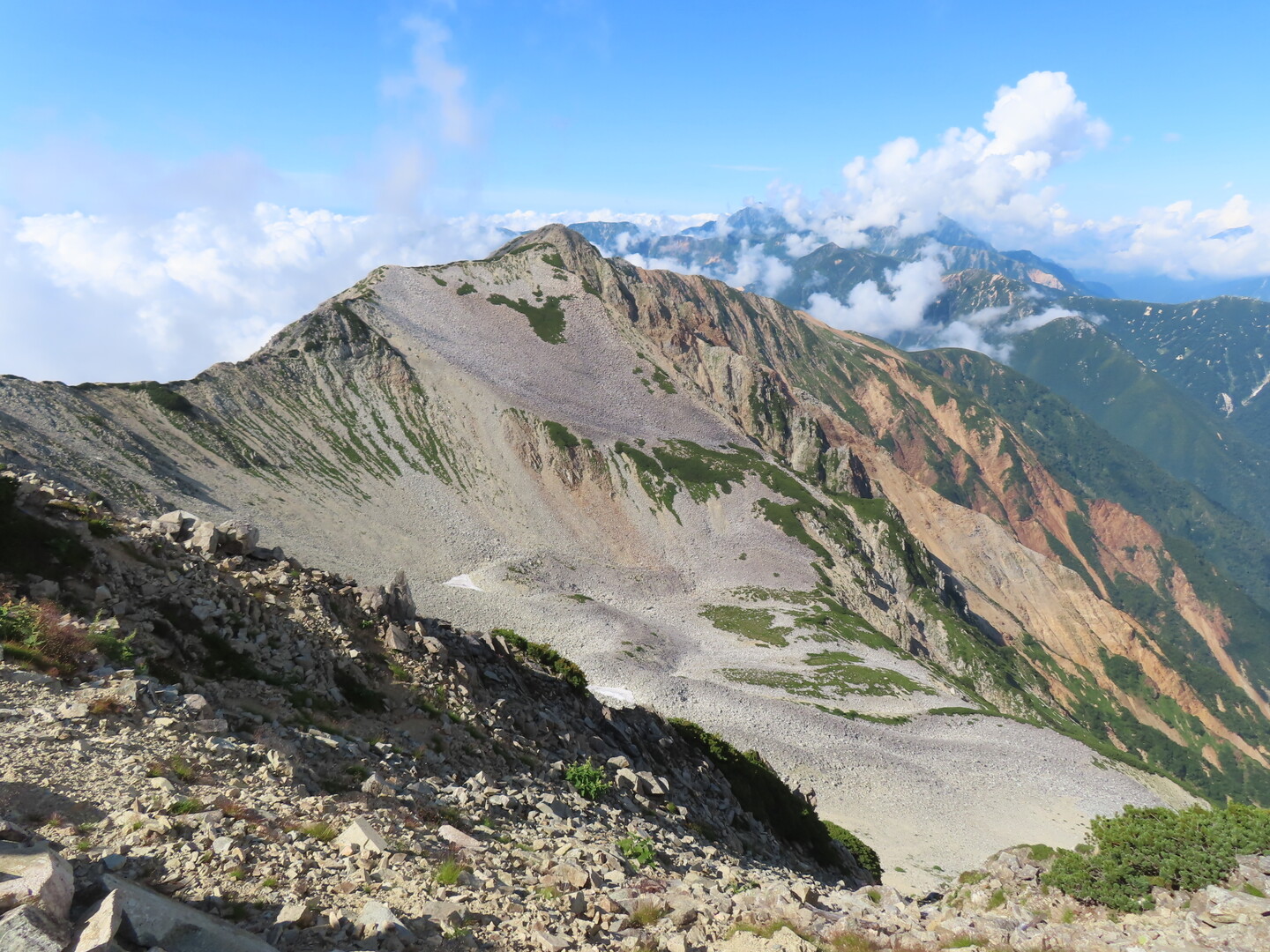 薬師岳(⇔折立) / inoさんの水晶岳・薬師岳・黒部五郎岳の活動データ | YAMAP / ヤマップ