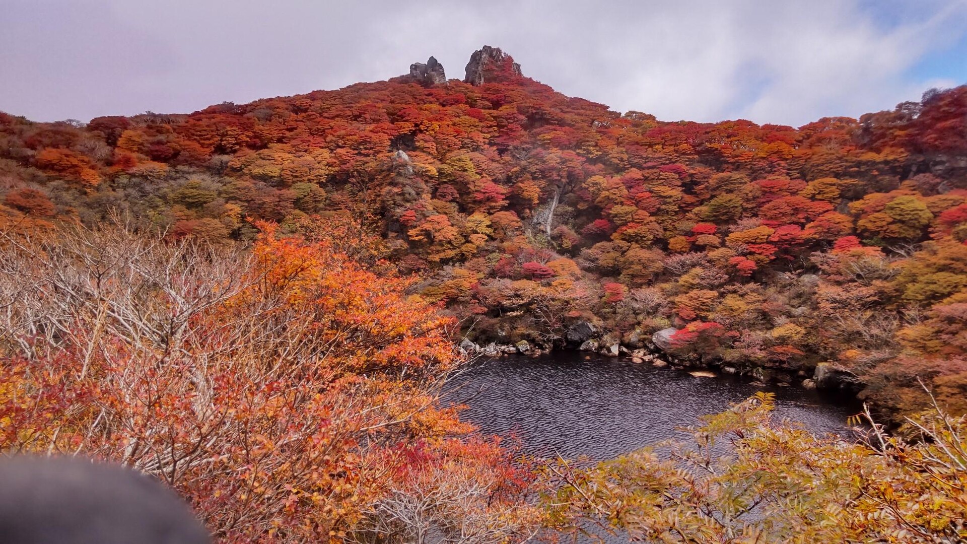 紅葉山行＃1寒い！ 大船山 / Mt.Keyさんの九重山（久住山）・大船山・星生山の活動データ | YAMAP / ヤマップ