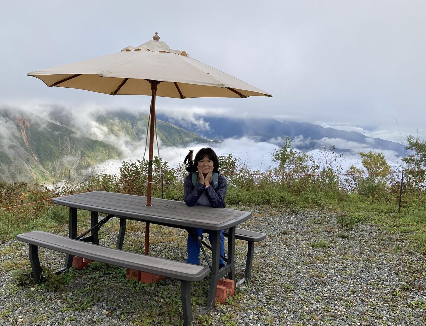 地蔵の頭・小遠見山・中遠見山・大遠見山・西遠見山・白岳・五竜岳 / chamikoさんの鹿島槍ヶ岳・五竜岳（五龍岳）・唐松岳の活動データ | YAMAP / ヤマップ