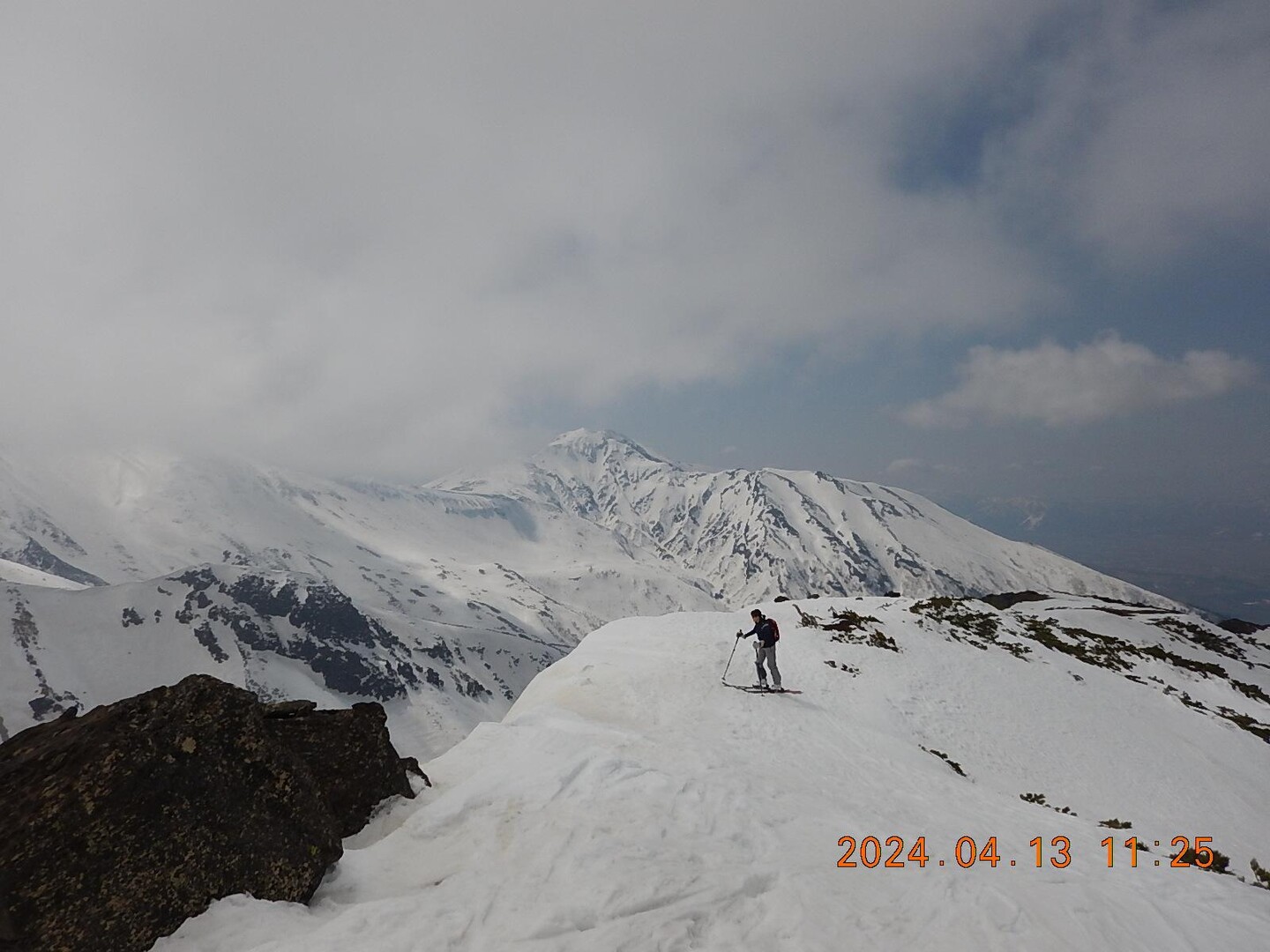 三段山2024-04-13 / came-ponさんの十勝岳・富良野岳・美瑛岳の活動データ | YAMAP / ヤマップ