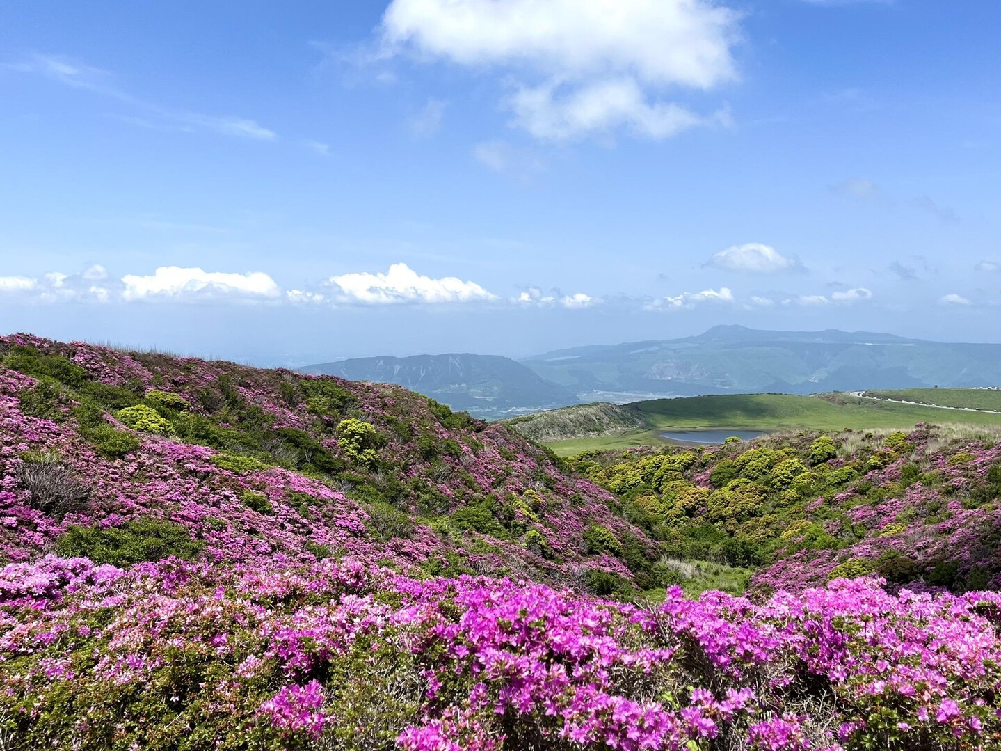 MKも人も車も凄ォ！‪( ᑒ )【駒立山・烏帽子岳】 / pu_kaoさんの阿蘇山・高岳・根子岳の活動データ | YAMAP / ヤマップ