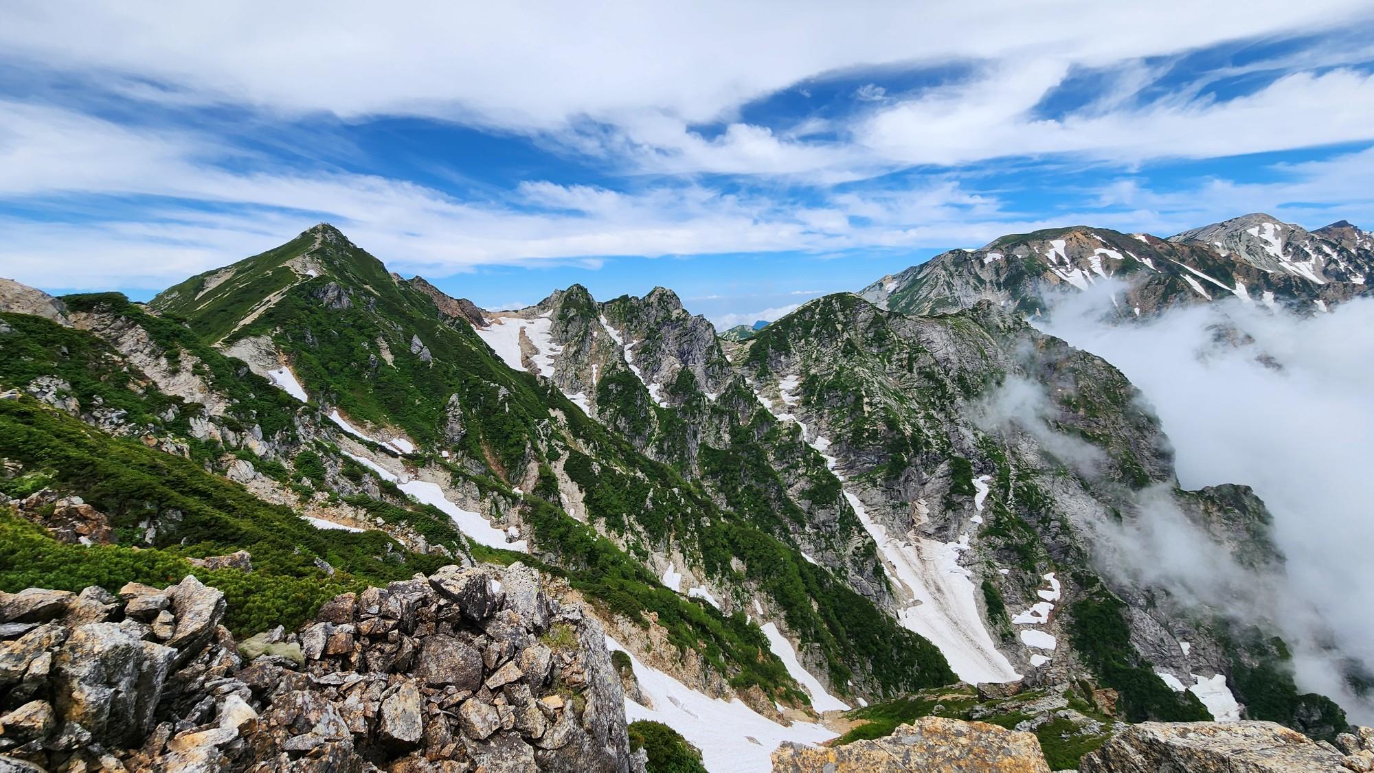 八方山・唐松岳 / konaoさんの鹿島槍ヶ岳・五竜岳（五龍岳）・唐松岳の活動データ | YAMAP / ヤマップ