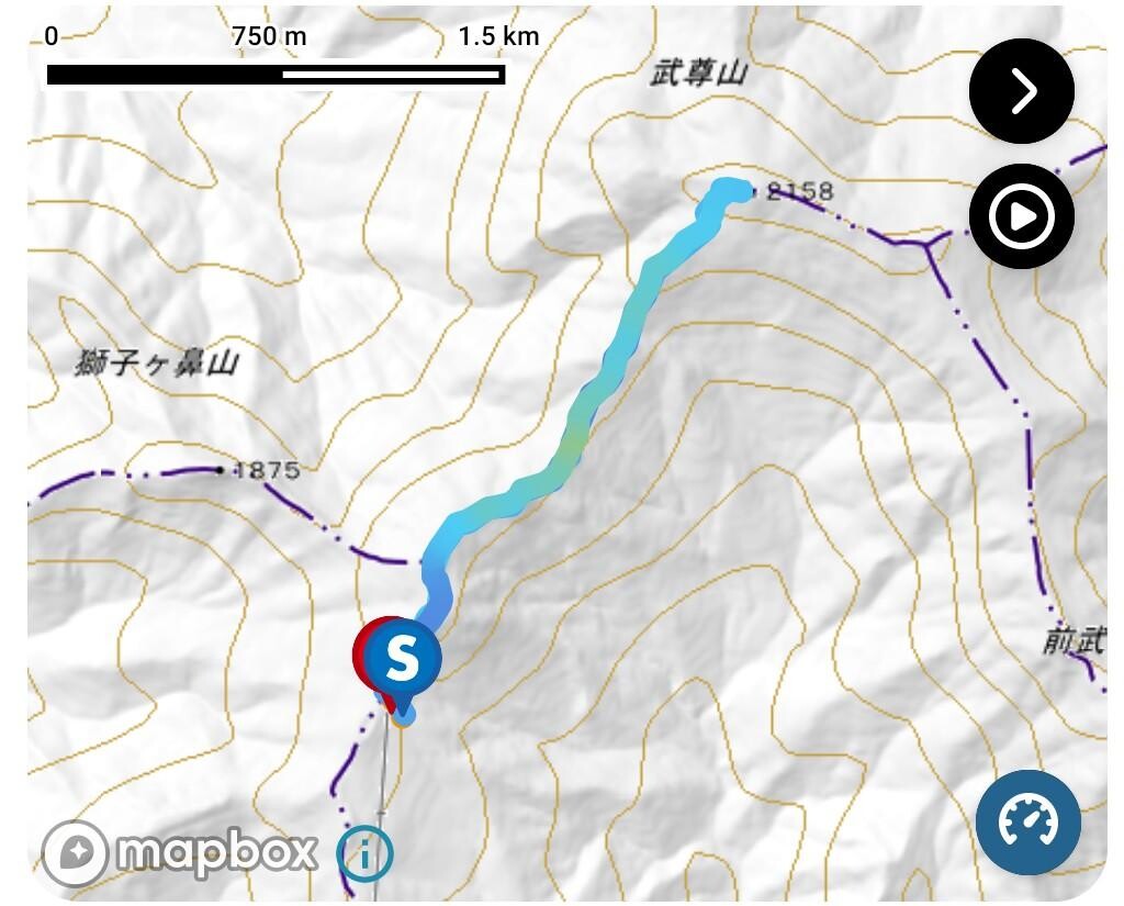 雪の武尊山(2158.3m)･剣ヶ峰山(2020m) / ナオキーズ！さんの武尊山・鹿俣山・尼ヶ禿山の活動データ | YAMAP / ヤマップ