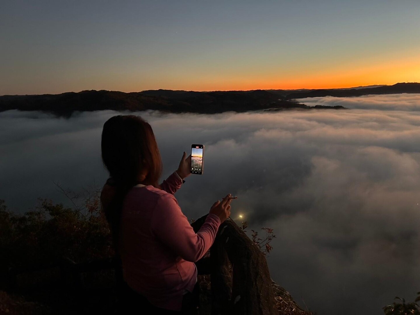 鎌倉山から見る日の出と雲海 / papiさんの鎌倉山の活動データ | YAMAP / ヤマップ