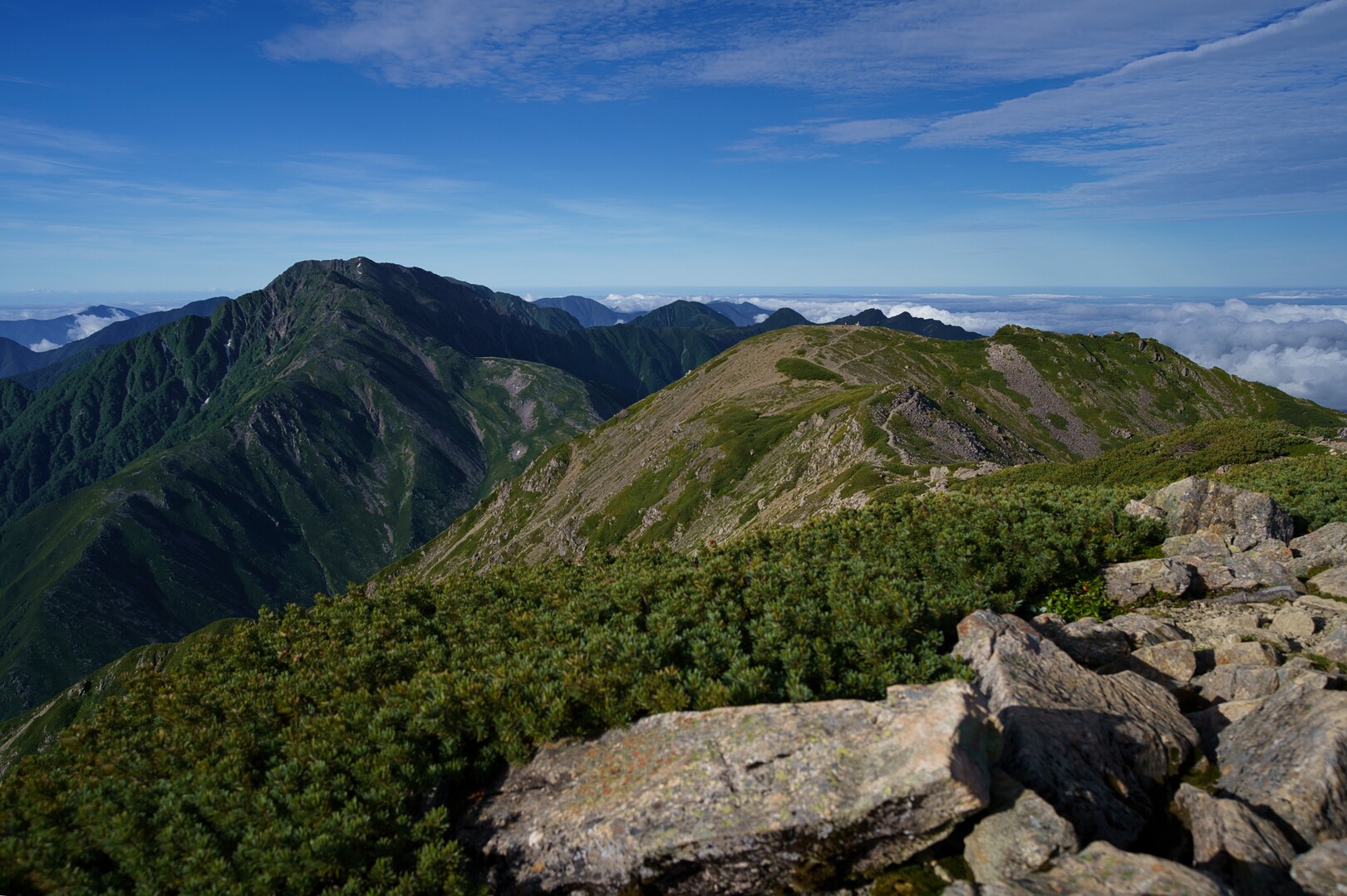 赤石岳・荒川三山周回 / ルックルックさんの荒川岳・東岳（悪沢岳）・前岳・中岳・赤石岳の活動データ | YAMAP / ヤマップ