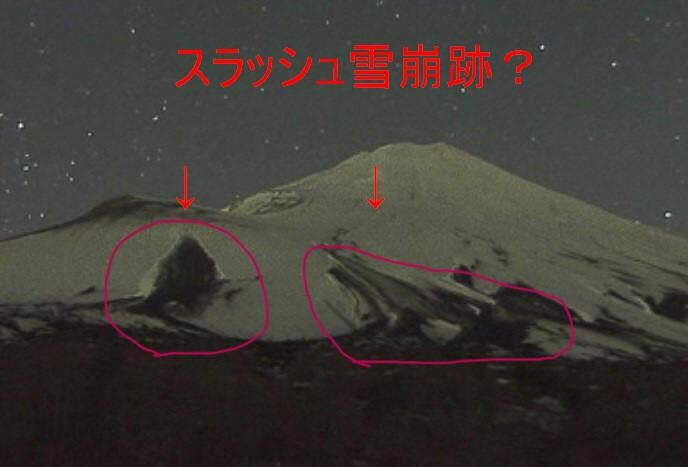 【富士山：物凄いスラッシュ雪崩跡💦】2... / kunsanさんのモーメント | YAMAP / ヤマップ