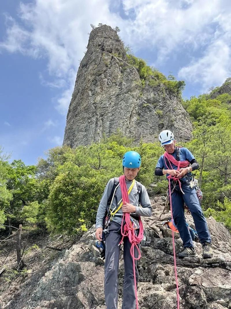 リードクライミング練習会④百丈岩 htt... / 京都趣味登山会さんのモーメント | YAMAP / ヤマップ