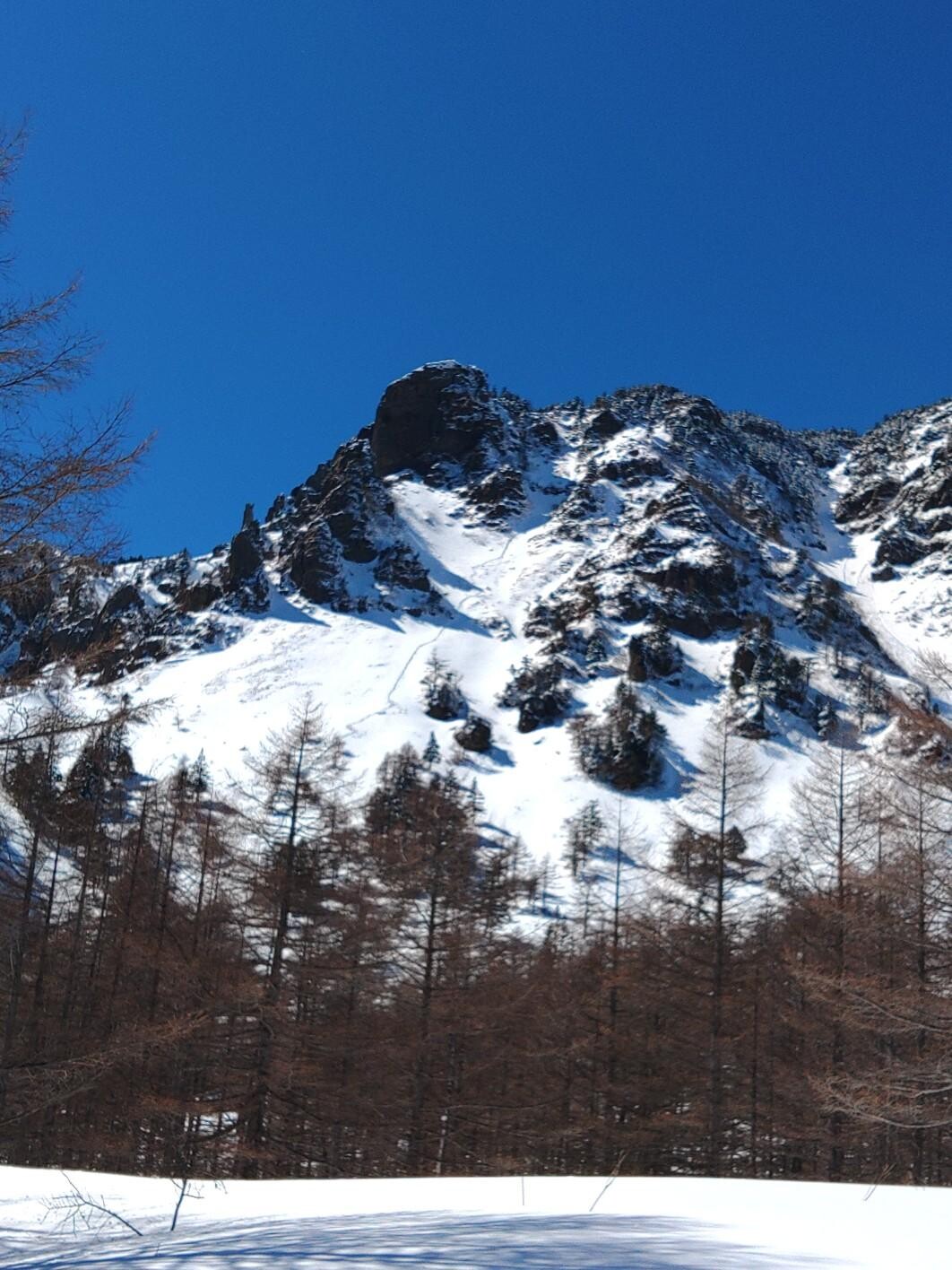 はじめてのアイゼン～槍ヶ鞘・トーミの頭-2023-03-19 / akko-chan さんの浅間山・黒斑山・篭ノ登山の活動データ | YAMAP / ヤマップ