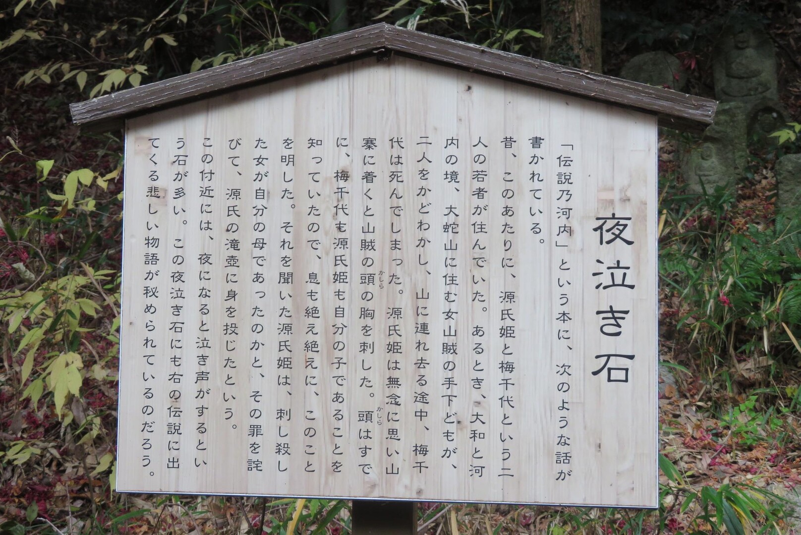 交野山の麓、源氏の滝の近くに「夜泣き石」... / terryさんのモーメント | YAMAP / ヤマップ