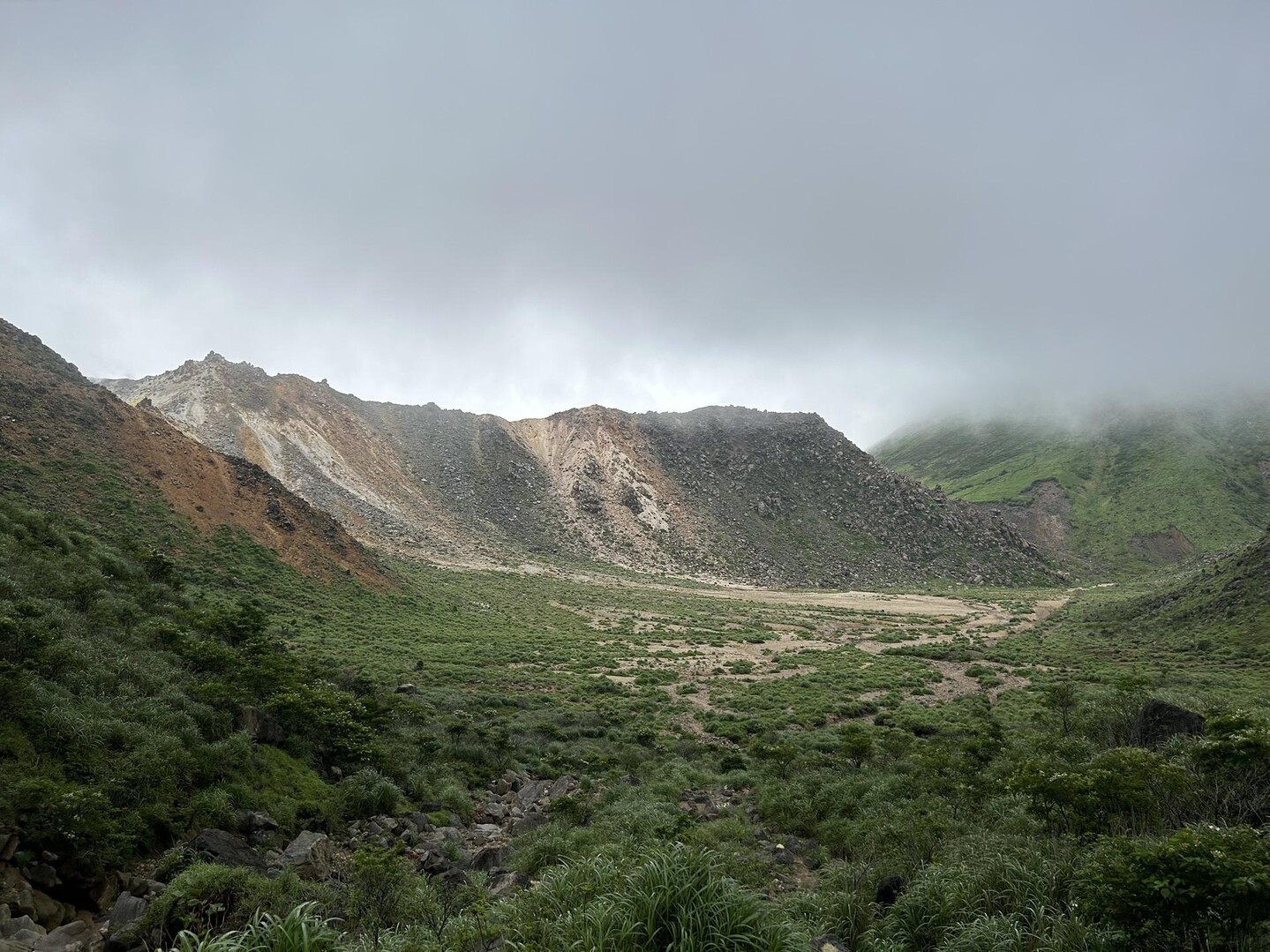 🌪️強風と☔️小雨の⛰️くじゅう連山を🥾周回 ️ / masapi-さんの九重山（久住山）・大船山・星生山の活動データ | YAMAP / ヤマップ