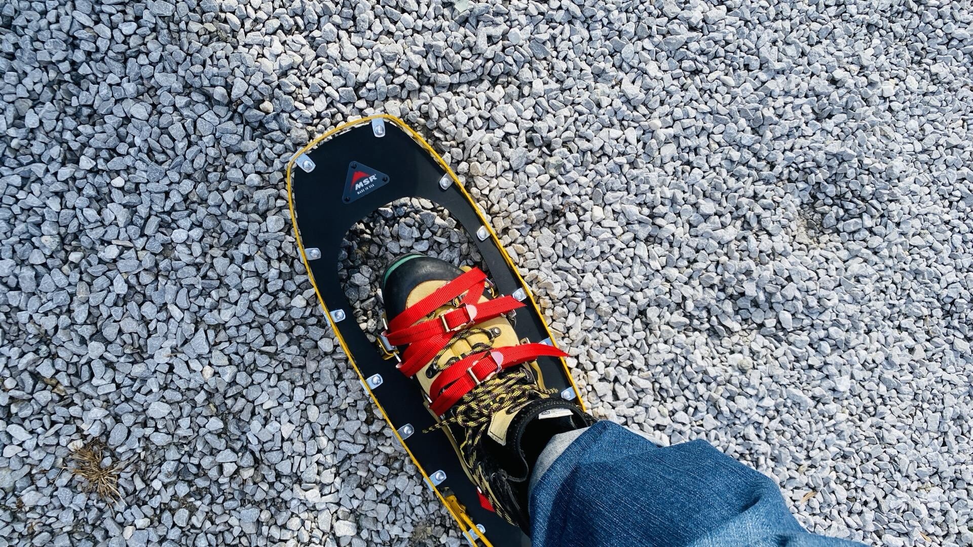 スノーシューのバンド交換終わり ナイロン... / hello worldさんのモーメント | YAMAP / ヤマップ