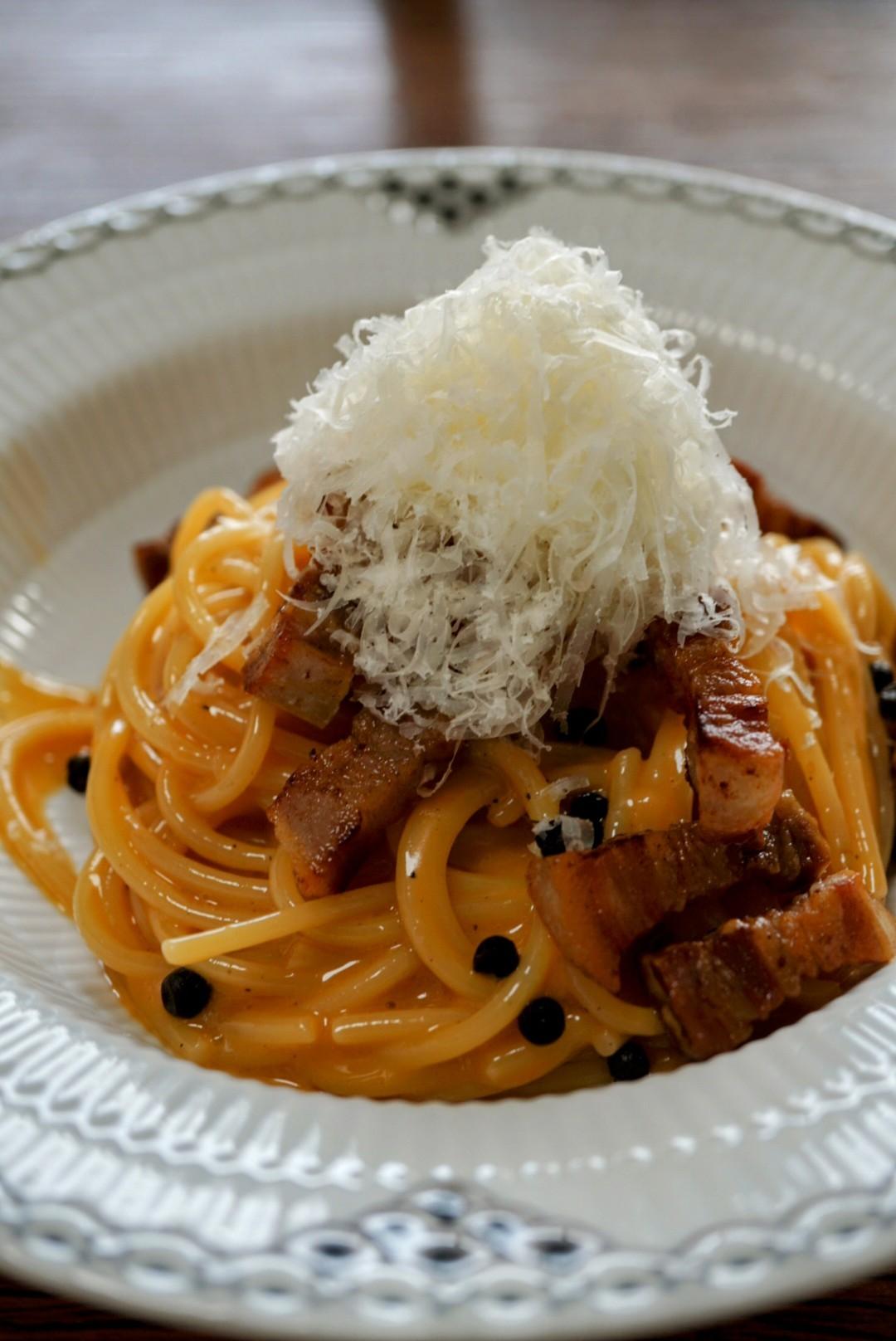 お昼はカルボナーラ、パンチェッタ(自家製... / hideさんのモーメント | YAMAP / ヤマップ