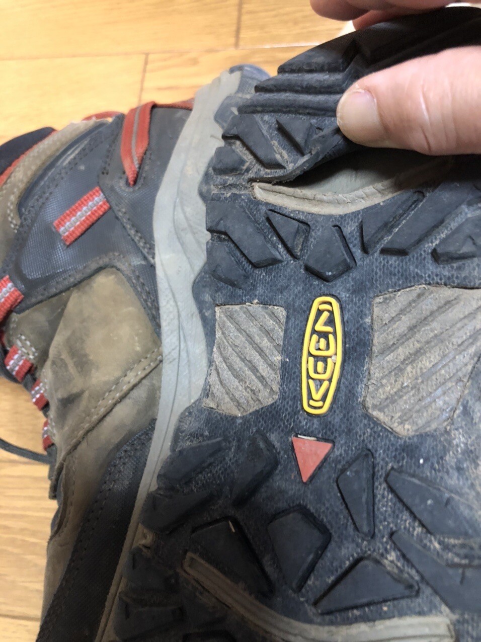 4月末に買ったkeenの主人の登山靴 5... / yukiさんのモーメント | YAMAP / ヤマップ