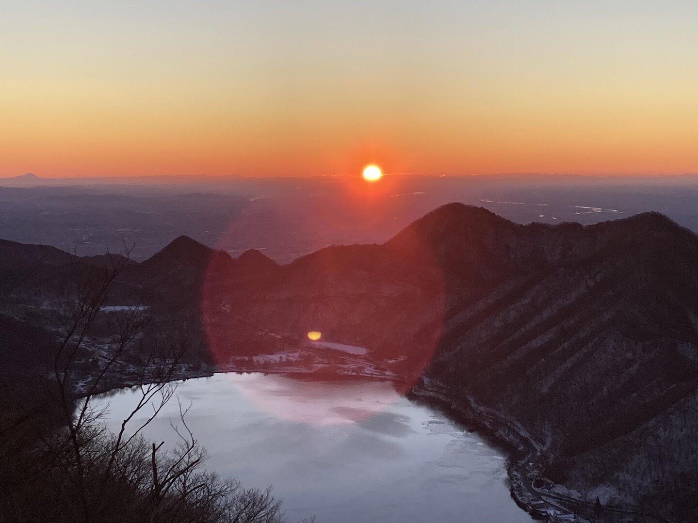 榛名山で初日の出-R5-01-01 / モスっちさんの榛名山・天狗山・天目山の活動データ | YAMAP / ヤマップ