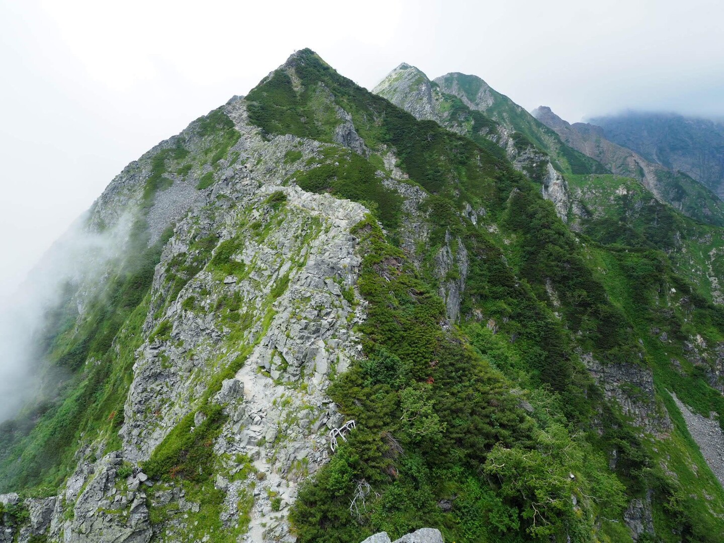テントを背負って西穂高岳 / konkonさんの槍ヶ岳・穂高岳・上高地の活動データ | YAMAP / ヤマップ