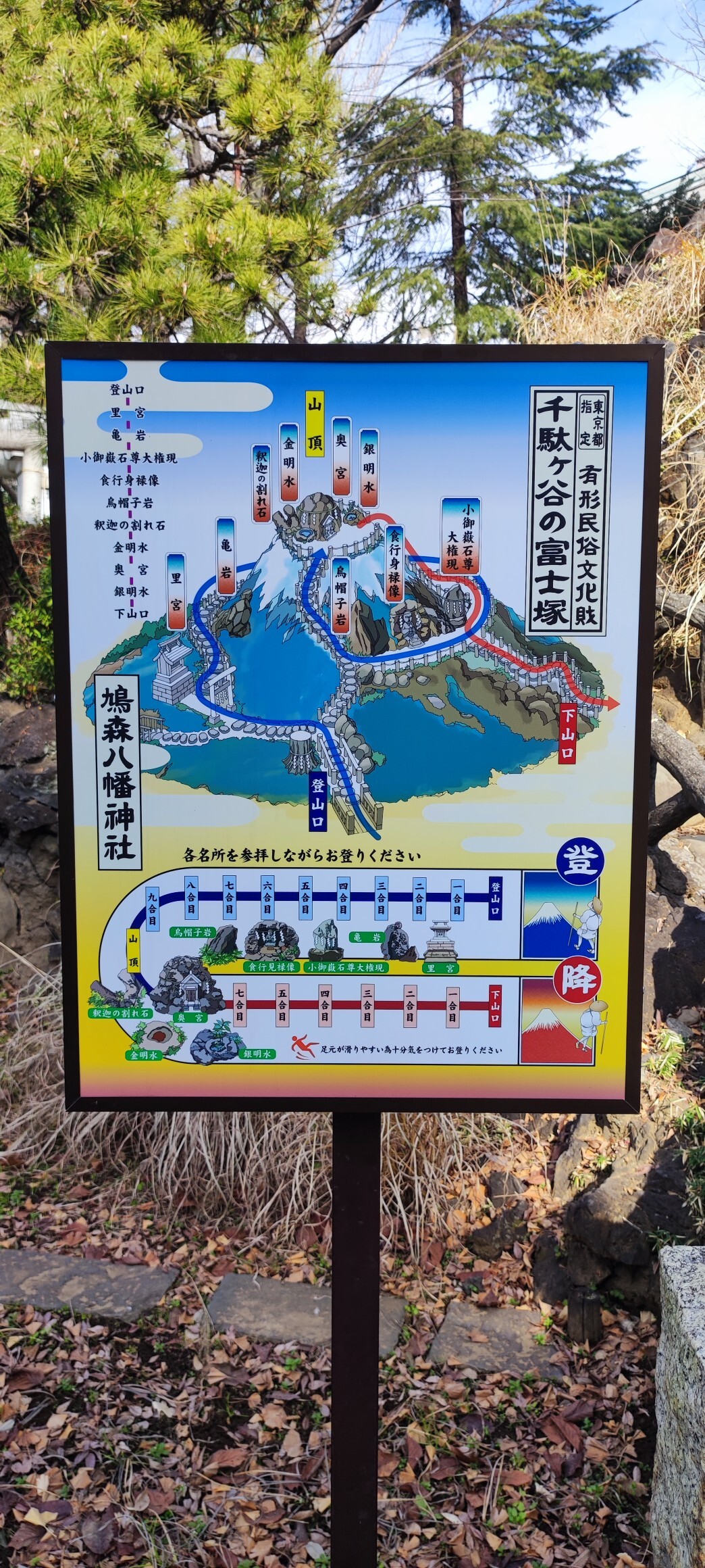 東京 千駄ヶ谷の鳩森八幡神社にある富士山... / Qooさんのモーメント | YAMAP / ヤマップ