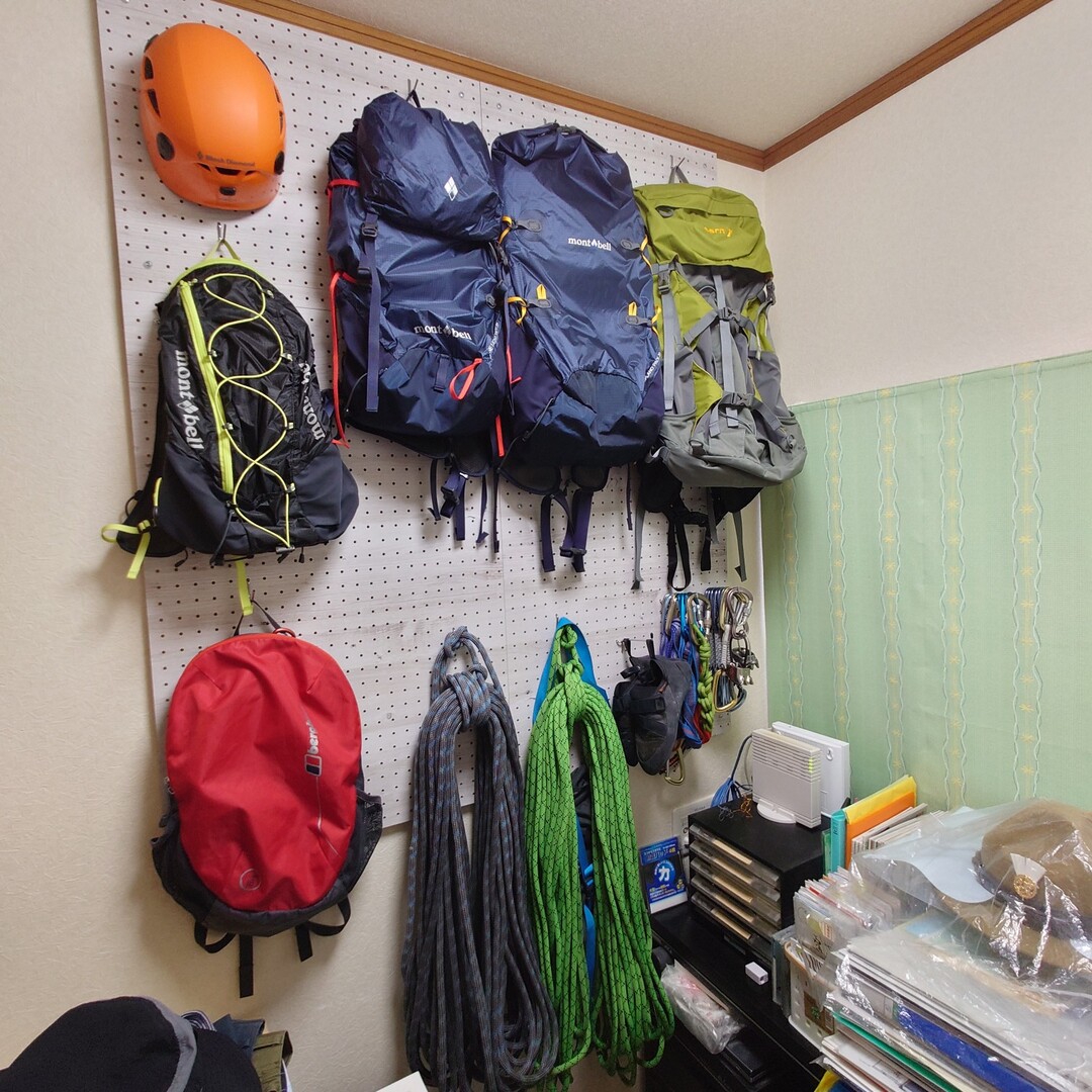 有孔ボードを使って見せる収納にトライ。気... / Terryさんのモーメント | YAMAP / ヤマップ