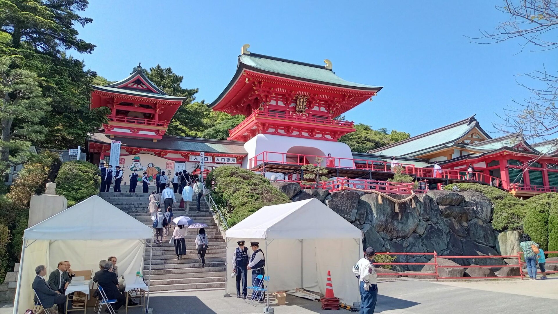赤間神宮…参拝。 / macさんの火の山・火の山公園・霊鷲山の活動データ | YAMAP / ヤマップ