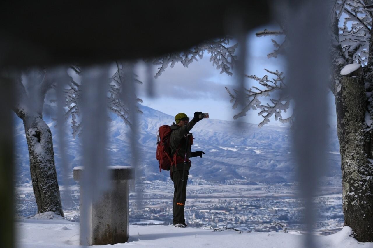 雨氷に魅せられた平尾富士 / take2さんの平尾富士（平尾山）・閼伽流山の活動データ | YAMAP / ヤマップ